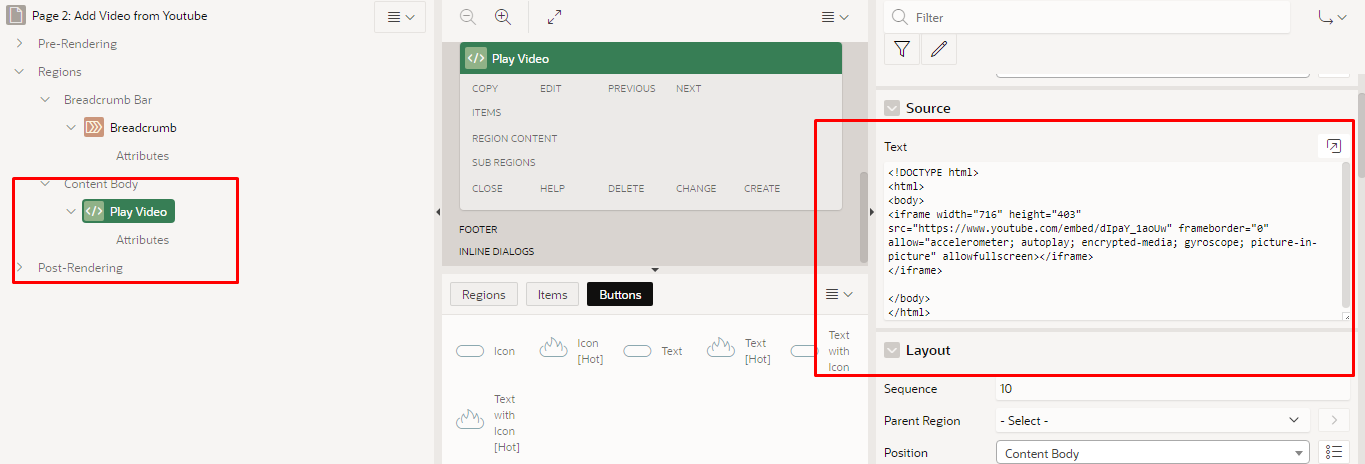 How to Add YouTube Videos on Page in Oracle APEX - Ontoor blogs